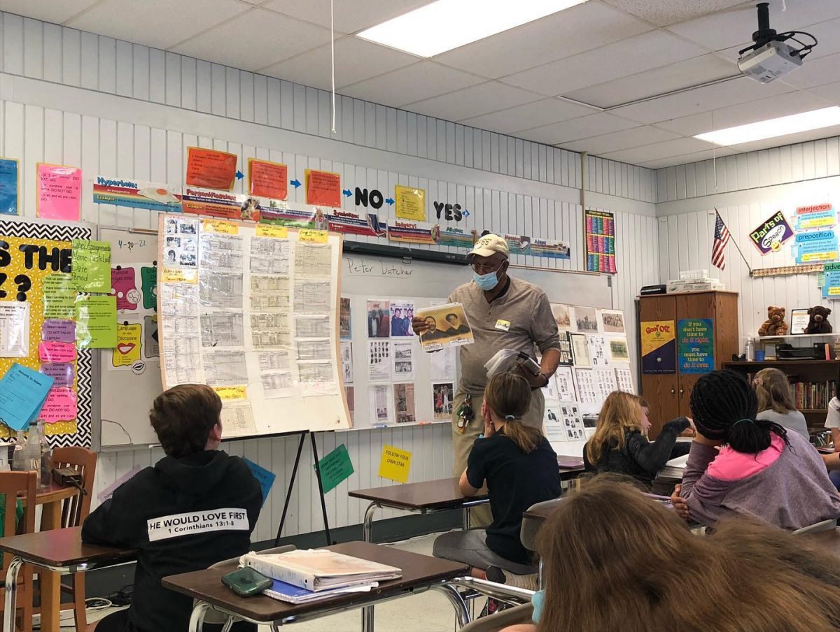 Mr. Peter Datcher visits WOS class at Vincent Middle-High School ...